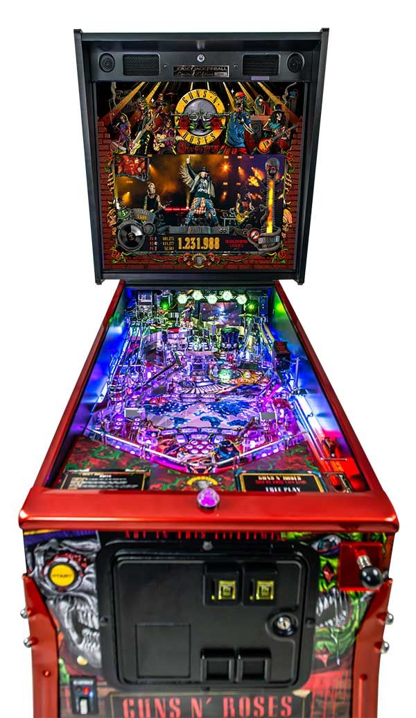 Découvrez la collection de flippers signée Guns N' Roses ! (vidéo)