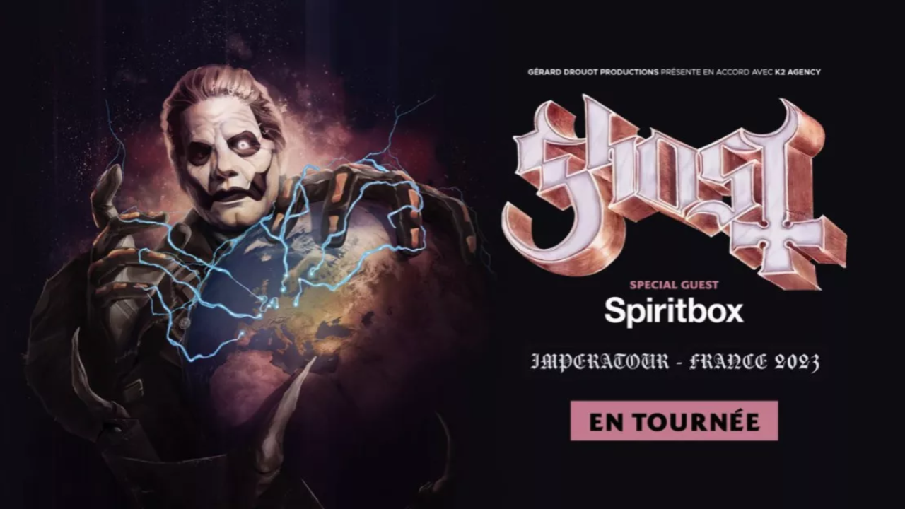 Ghost annonce une nouvelle date de concert en France